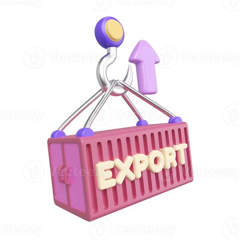 Export D Illustration Icon PNG