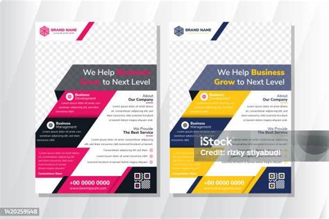 Skema Warna Dengan Template Desain Sampul Buku Bisnis Latar Belakang