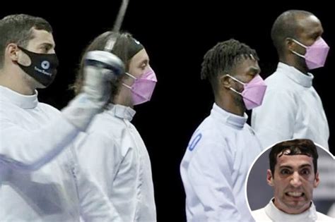 Us Olympic Fencing Team Wear Pink Masks In Protest Over Own Team Mate
