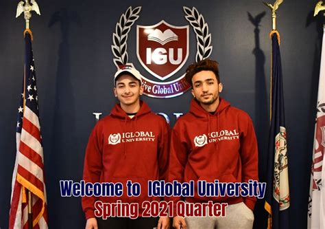 Iglobal University On Linkedin Welcome To Iglobal University Spring 2021 Quarter Igu Offers