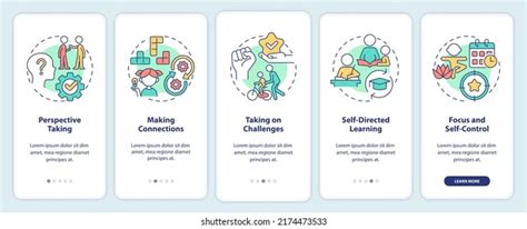 Benefits Working Home Onboarding Mobile App Stock Vector Royalty Free 2227457523 Shutterstock