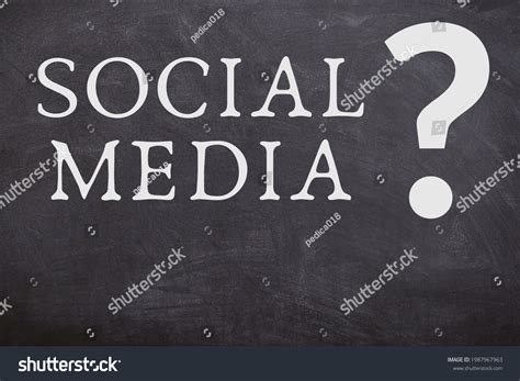 Social Media Question Mark Can We Stock Illustration 1987967963