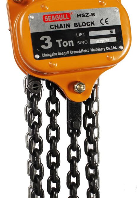 Alloy Steel T Ton Manual Chain Block Standard Construction Chain Hoist