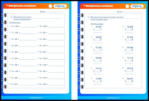 Worksheets For 6th Grade Math Printable 6th Grade 6nsb Math