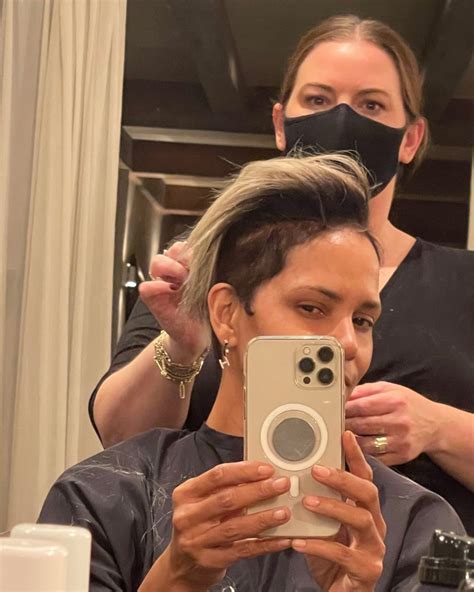 Halle Berry Shows Off Dramatic Hair Transformation With Half Shaved