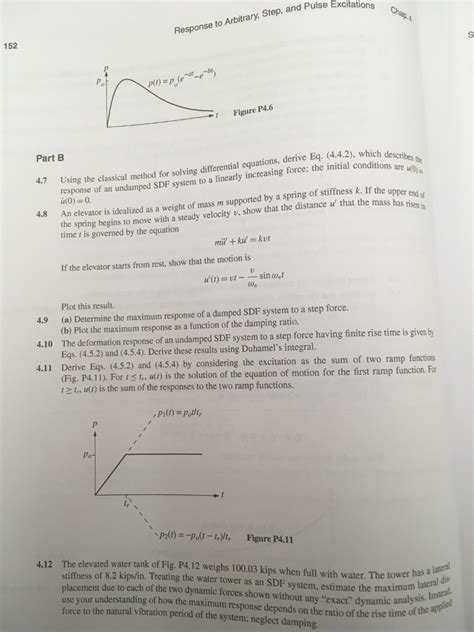 Solved Response To Arbitrary Step And Pulse Excitatio 152 Chegg Com