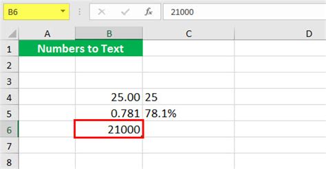 Convert Numbers To Text In Excel What Is It Examples Template