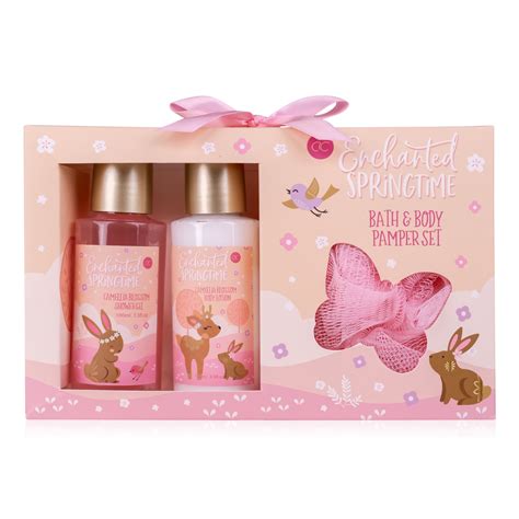 Set De Baie Springtime Cu Gel De Dus100ml Lotiune De Corp 100ml Cu