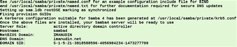 how to install and configure excellent samba4 appliance as active directory server part 2