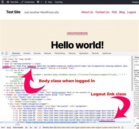 WordPress Logout Link The Definitive Guide PluginsForWP