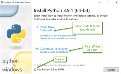python 3 9 3 8 and pip installation under windows