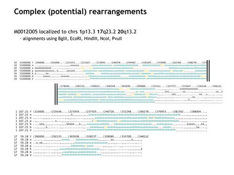 Ppt A Strategy For Dna Sequence Analysis Of Genome Rearrangements Powerpoint Presentation Id