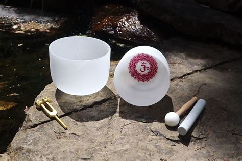 528 Hz Singing Bowl And 432 Hz Chakra Printed Bowl Bundle With Tuning