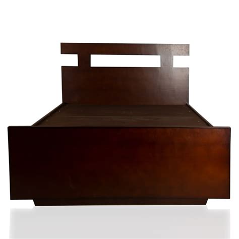 Aks Blueberry Hydraulic Storage Cot 78x60 Walnut Cot Bed Set