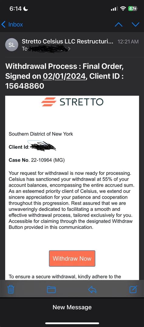 Weird Email Scam Rcelsiusnetwork