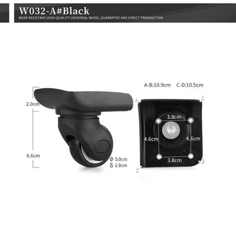 W032 une roue avant valise à roulettes W032 bagages accessoires de
