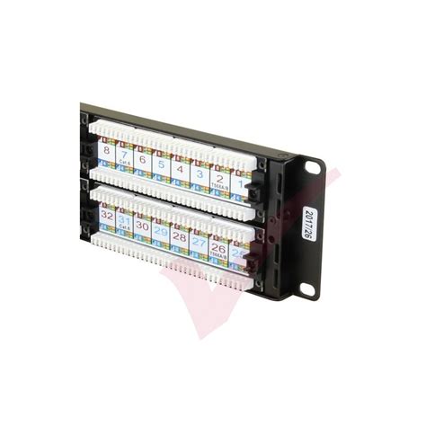 Excel 48 Port Cat6 UTP Patch Panel