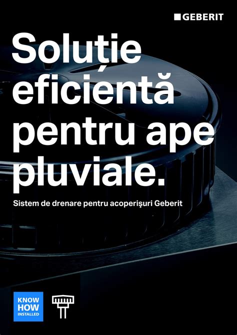 Sistemul De Drenare Pentru Acoperisuri Geberit Pluvia Geberit Catalog