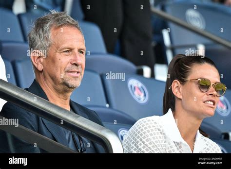 Stéphane Charret Attends The French L1 Football Match Between Paris Saint Germain And Angers Sco