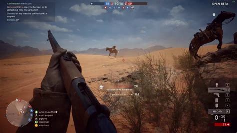 Bf1 Beta Multiplayer Sniper Gameplay Youtube