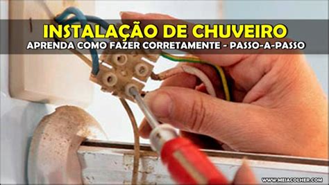 Como Instalar um Chuveiro elétrico passo a passo