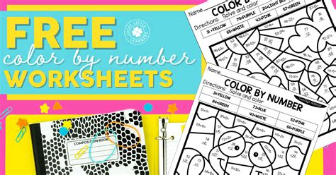 5 Ways To Use Free Color By Number Sheets In 2nd Grade Lucky Little