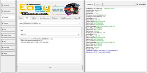 Huawei P20 Ane Lx1 Reset Frp Done By Eft Pro 4 5 3 Gsm Forum