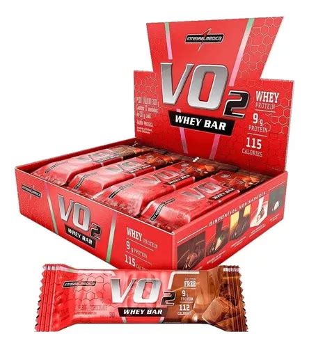 Whey Bar Vo2 Chocolate Barra 12 Un 30g Integralmedica Parcelamento