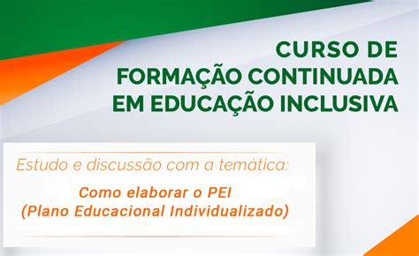 Curso de Formação Continuada em Educação Inclusiva Como Elaborar o PEI Sympla
