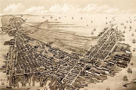 Beautifully Restored Map Of East Boston Massachusetts From 1879 Knowol
