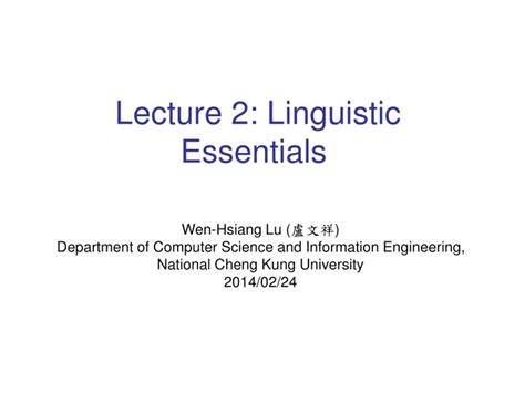 Ppt Wen Hsiang Lu 盧文祥 Department Of Computer Science And Information Engineering