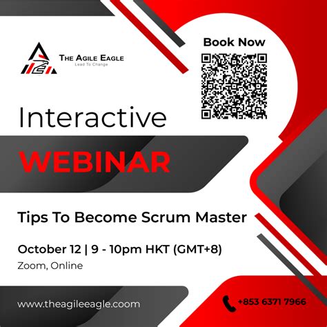 Tips To Become A Scrum Master Webinar The Agile Eagle