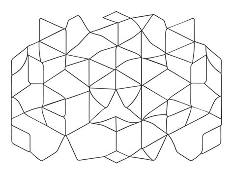 A Rectangle With A Pattern Of Random Sized Different Hexagons Vector