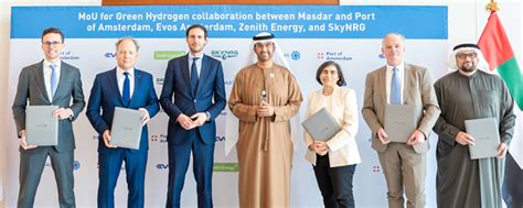 Uaes Masdar Signs Mou With Dutch Companies To Develop Green Hydrogen