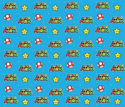 Super Mario Bros Digital Scrapbook Paper