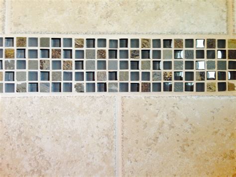 Ceramic Tile With Mosaic Accent Detail