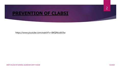5 Prevention Of Clabsi In Intensive Care Unit Pptx