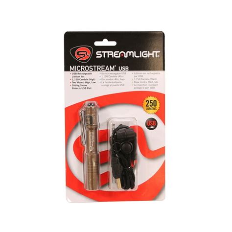 Streamlight Microstream Usb Rechargeable Bright Small Led Flashlight 250 50 Lum