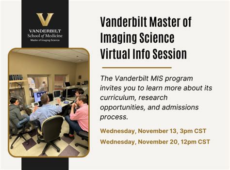 Master Of Imaging Science Vanderbilt University