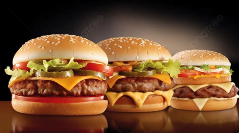 Mcdonald S Burgers Are In An Order Of Fries Background Burger King