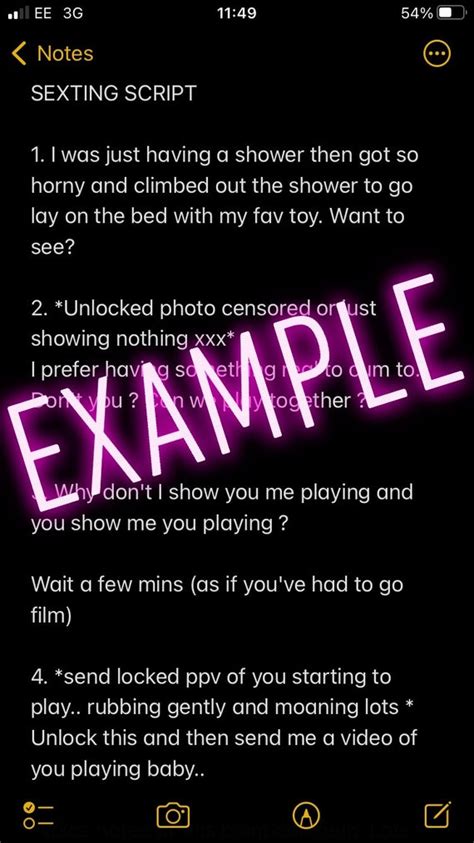 sexting joi scripts consejos y ejemplos etsy méxico