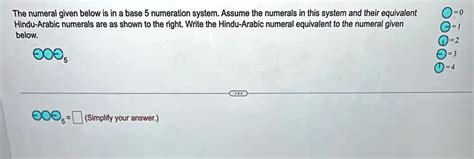 Solved The Numeral Given Below Is In A Base 5 Numeration System