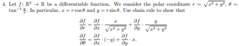Solved 4 Let F R2R Be A Differentiable Function We Chegg Com