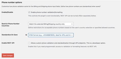 Phone Validator And Formatter Documentation Woocommerce