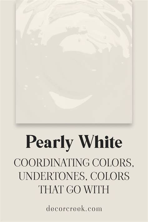 Pearly White Sw 7009 By Sherwin Williams Coordinating Colors