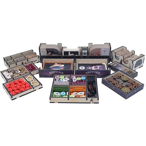 Folded Space Game Inserts Divider Tray Boardgame Organiser Box For