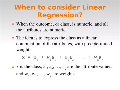 Linear Regression Parameters Ppt