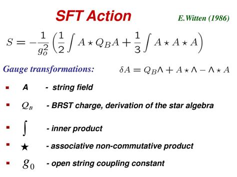 Vacuum Super String Field Theory Ppt Download