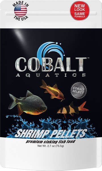 COBALT AQUATICS Select Shrimp Pellets Fish Food Oz Pouch Chewy