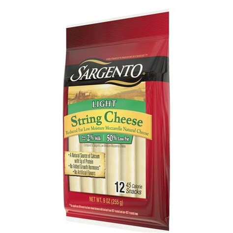 Sargento Reduced Fat Low Moisture Part Skim Mozzarella Natural Cheese